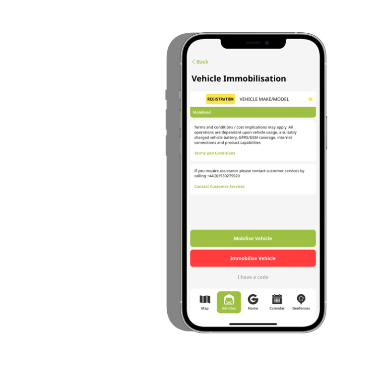 Immobilisation - Global Telemetrics